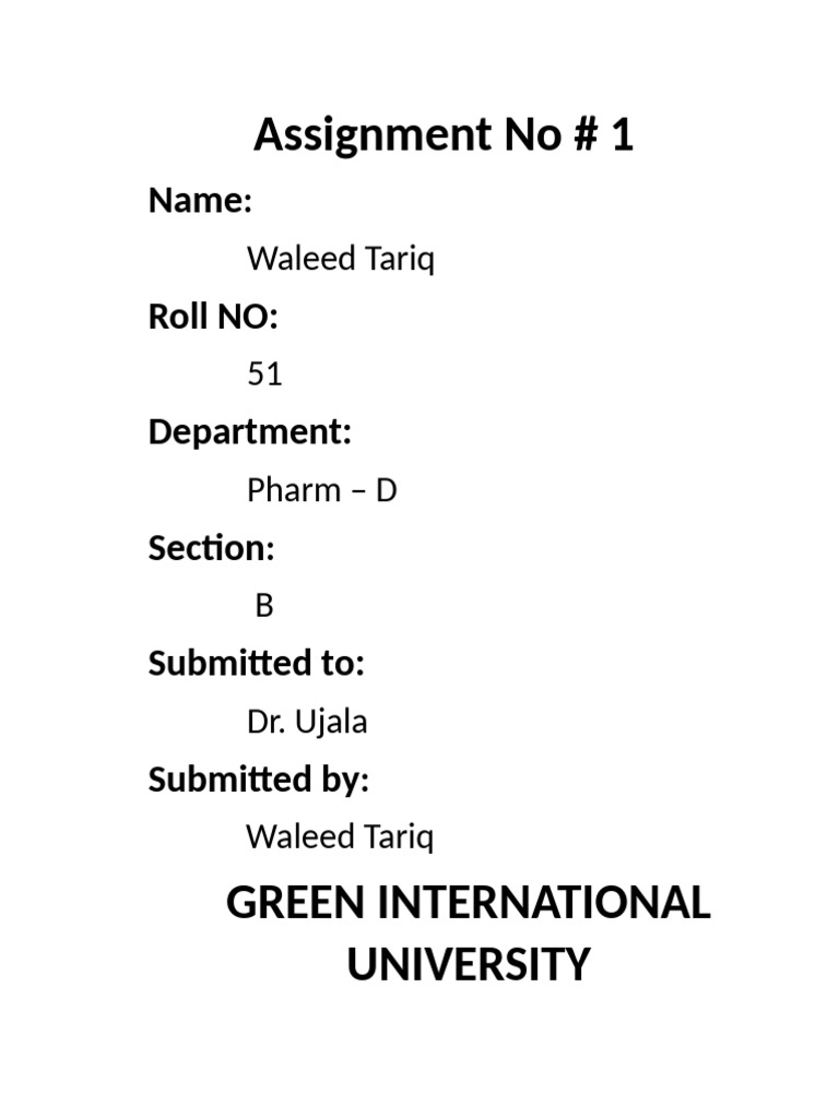 Waleed | PDF | Wellness