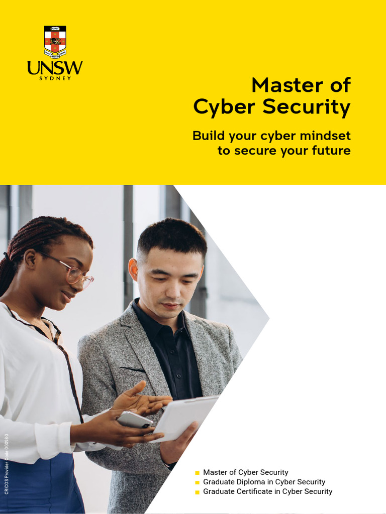 UNSW Master of Cyber Security Program | PDF | Computer Security | Security