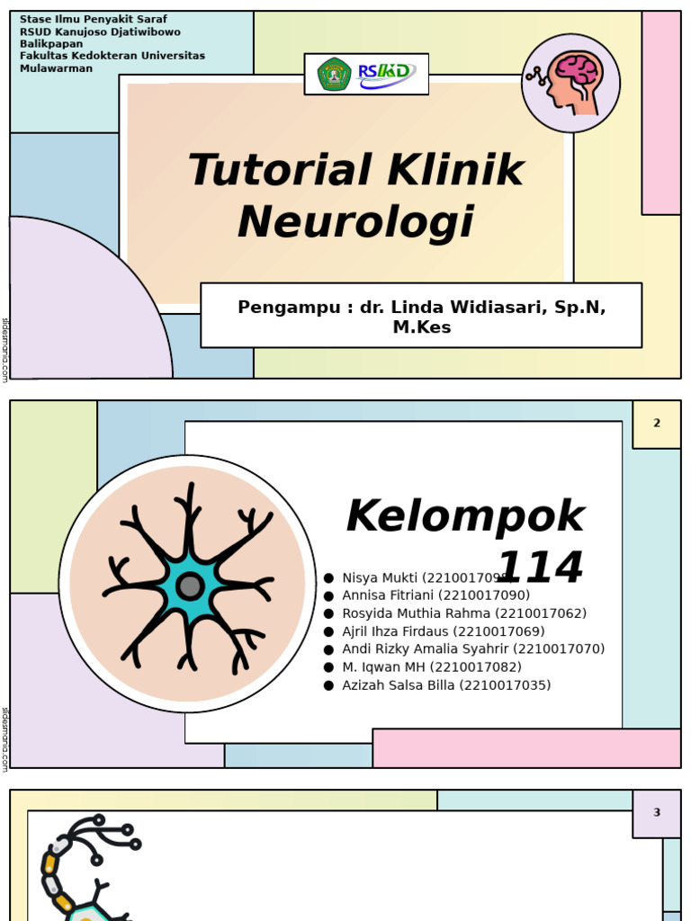 Tutorial Klinik Saraf RSKD Kel. 114 | PDF