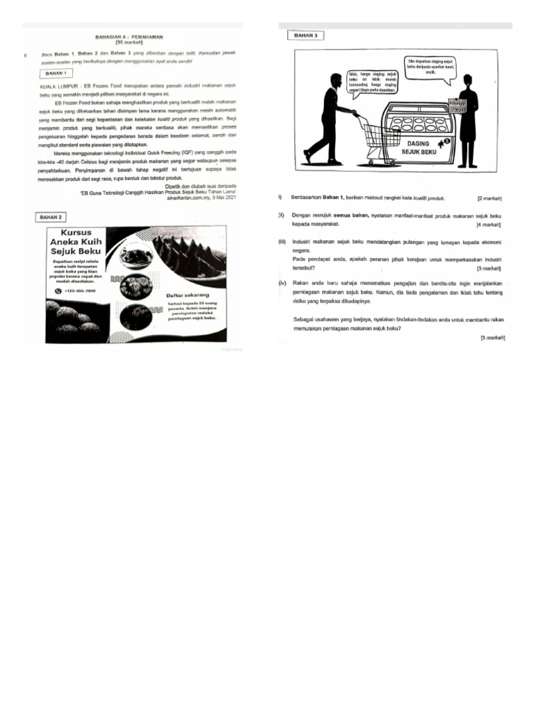 Pemahaman Petikan Trial SPM | PDF