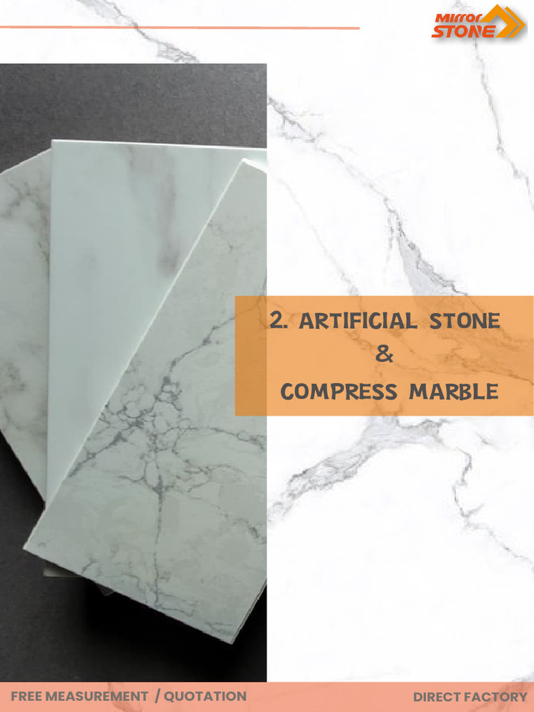 MS CATALOG_ARTIFICIAL&COMPRESS MARBLE JUNE2024 | PDF | Masonry | Rocks