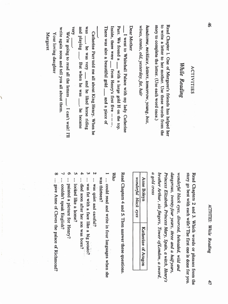 Henry VIII Activities | PDF