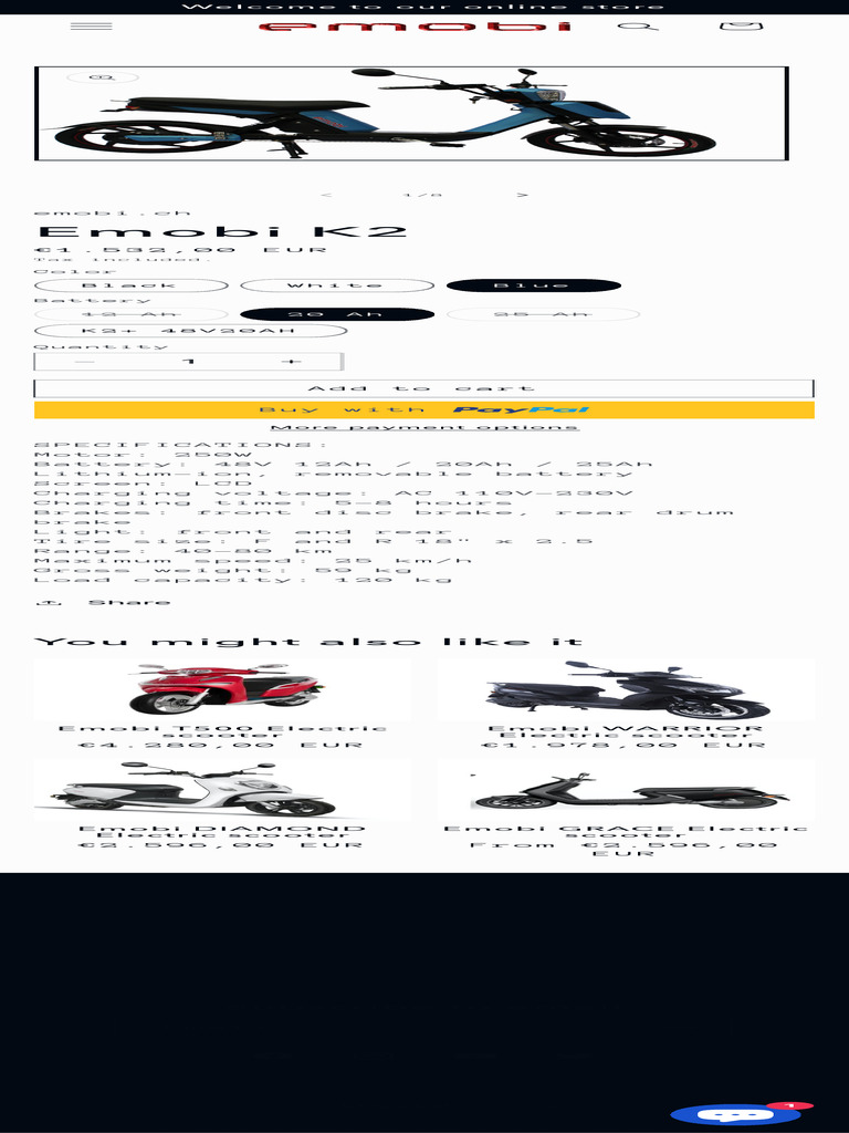 Emobi k2 - Emobi - CH | PDF