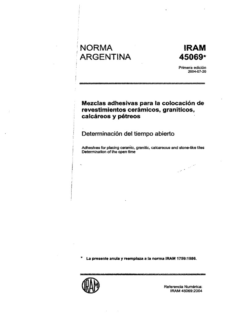 Iram 45069 | PDF