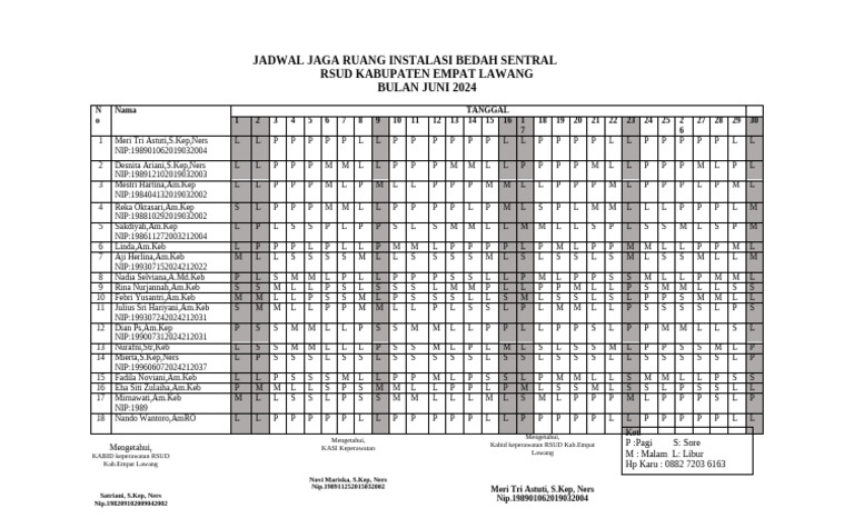 Jadwal Juni 2024 (Autorecovered) | PDF