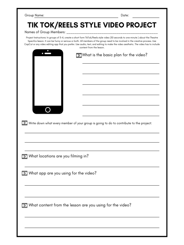 Research Report Worksheet | PDF