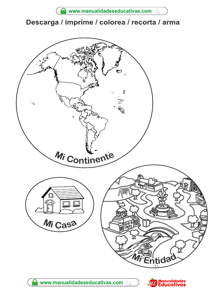 MI PLANETA, MI CONTINENTE, MI PAÍS, MI MUNICIPIO, MI COMUNIDAD, MI CASA ...