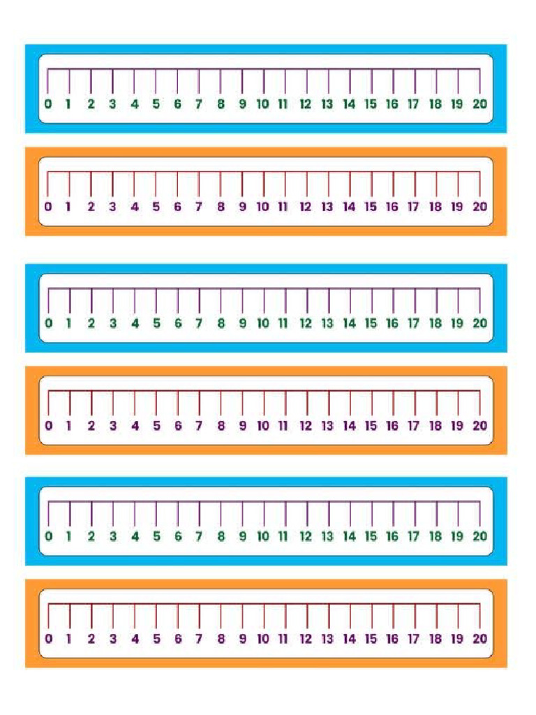 Recta Númerica | PDF