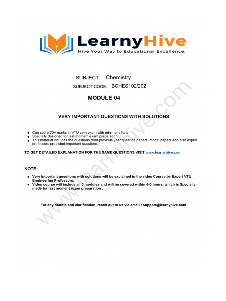 Chemistry Mod 4 1 | PDF