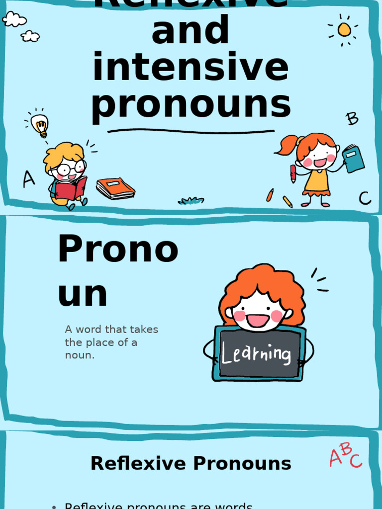 Reflexive and Intensive Pronouns | PDF | Pronoun | Linguistic Typology
