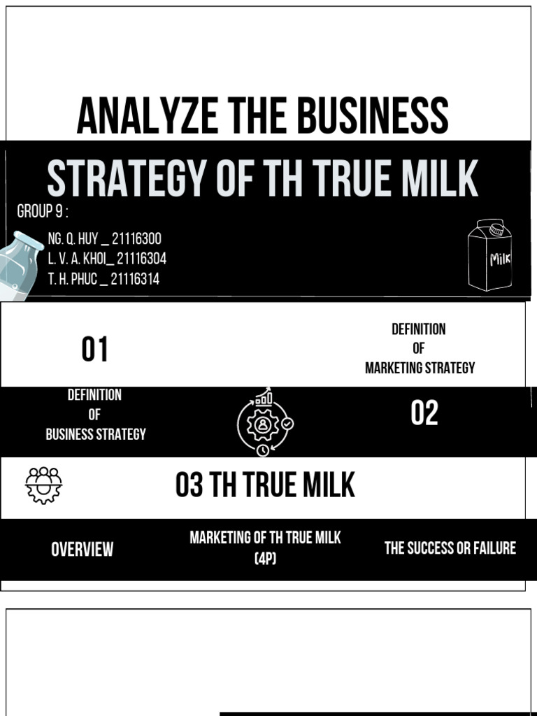 TH True Milk Marketing Strategy Analysis | PDF | Marketing | Marketing ...