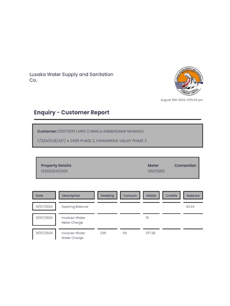 LWSC Statement | PDF