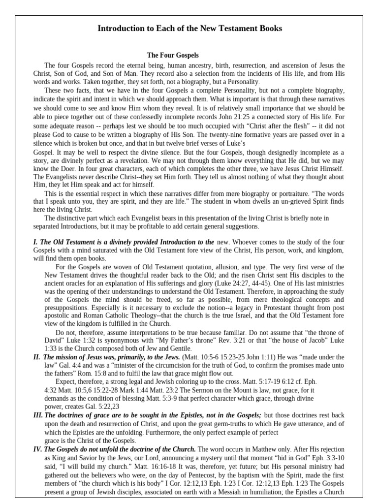 Introduction-to-Each-of-the-New-Testament-doc | PDF | Paul The Apostle ...