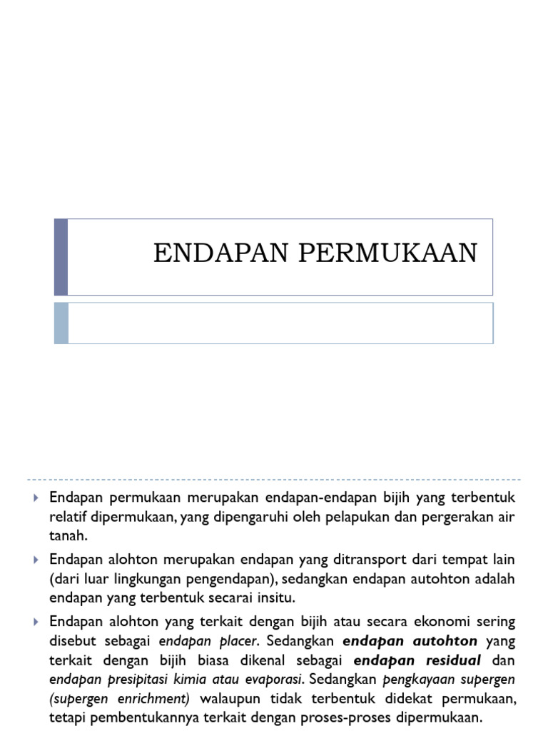 Endapan Permukaan | PDF | Seni
