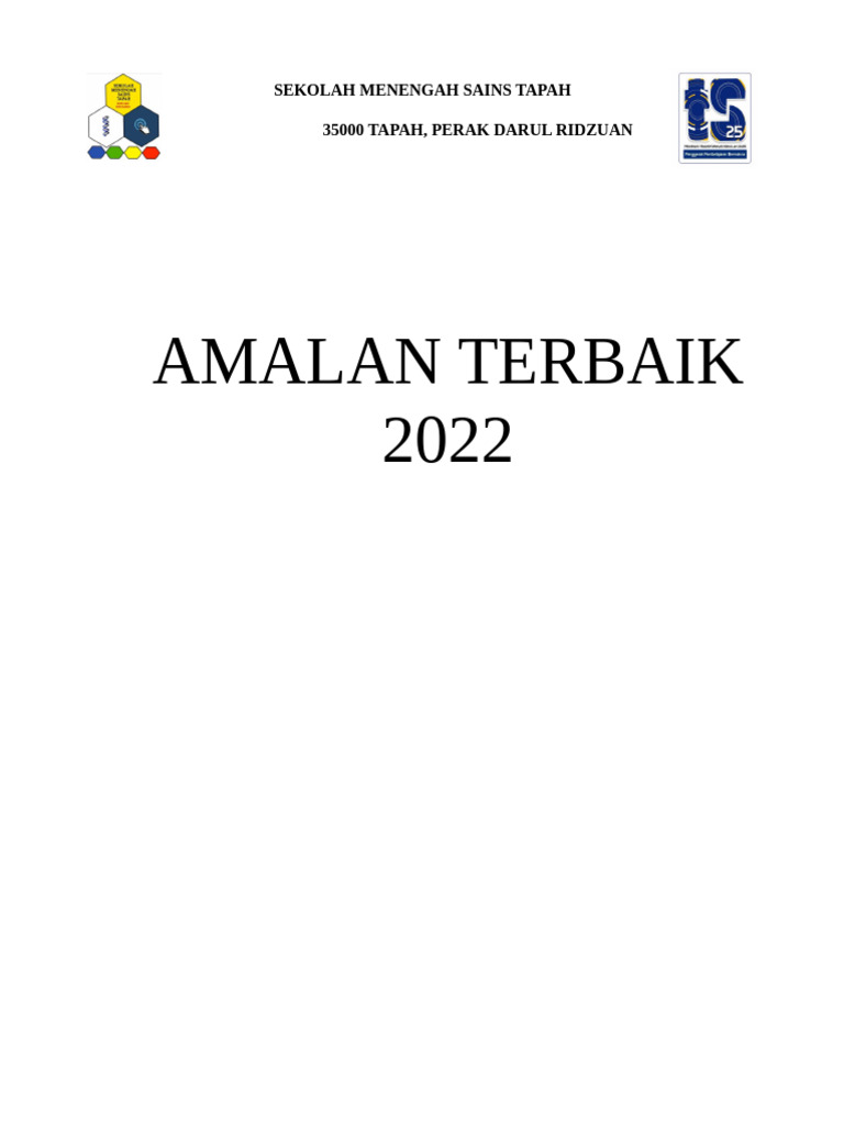 SEKOLAH MENENGAH SAINS TAPAH | PDF