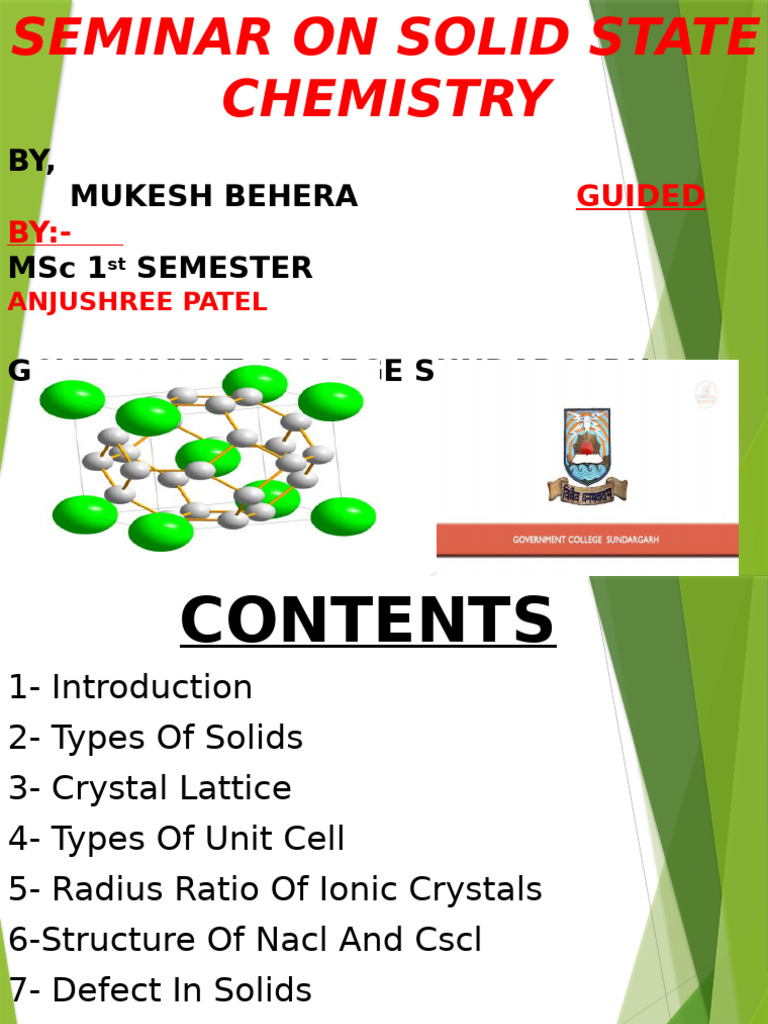 Solid State Pdf Crystal Crystal Structure