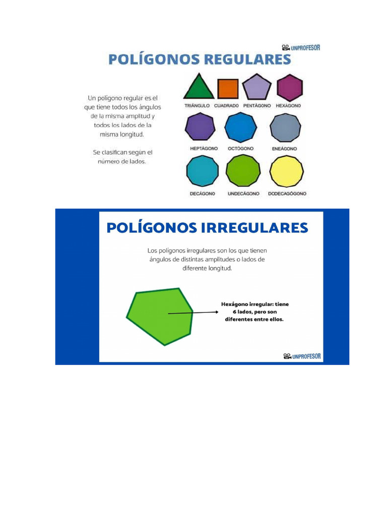 Poligonos Regulares e Irregulares | PDF