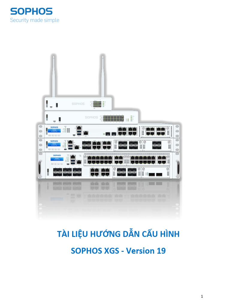 8. Cấu hình cơ bản Sophos XGS | PDF