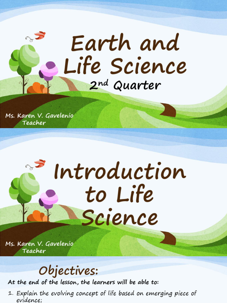Lesson 1 Concept Characteristic and Theory | PDF | Life | Cell (Biology)