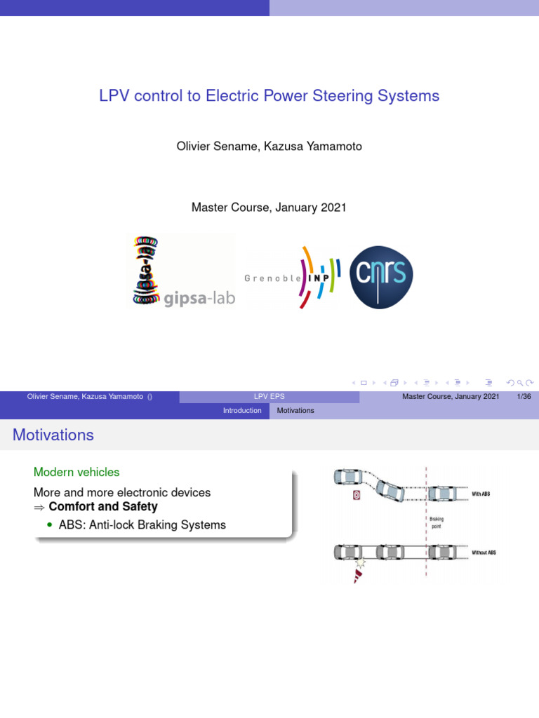 LPV_EPS | PDF | Anti Lock Braking System | Vehicle Technology