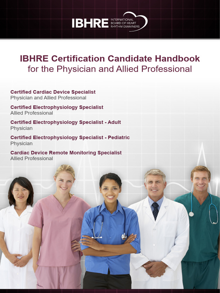IBHRE CCDS-Candidate-Handbook | PDF | Artificial Cardiac Pacemaker ...