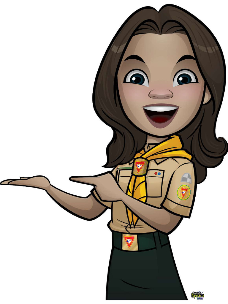 Desbravadora Com Mão Apontando e A Outra Estendida | PDF