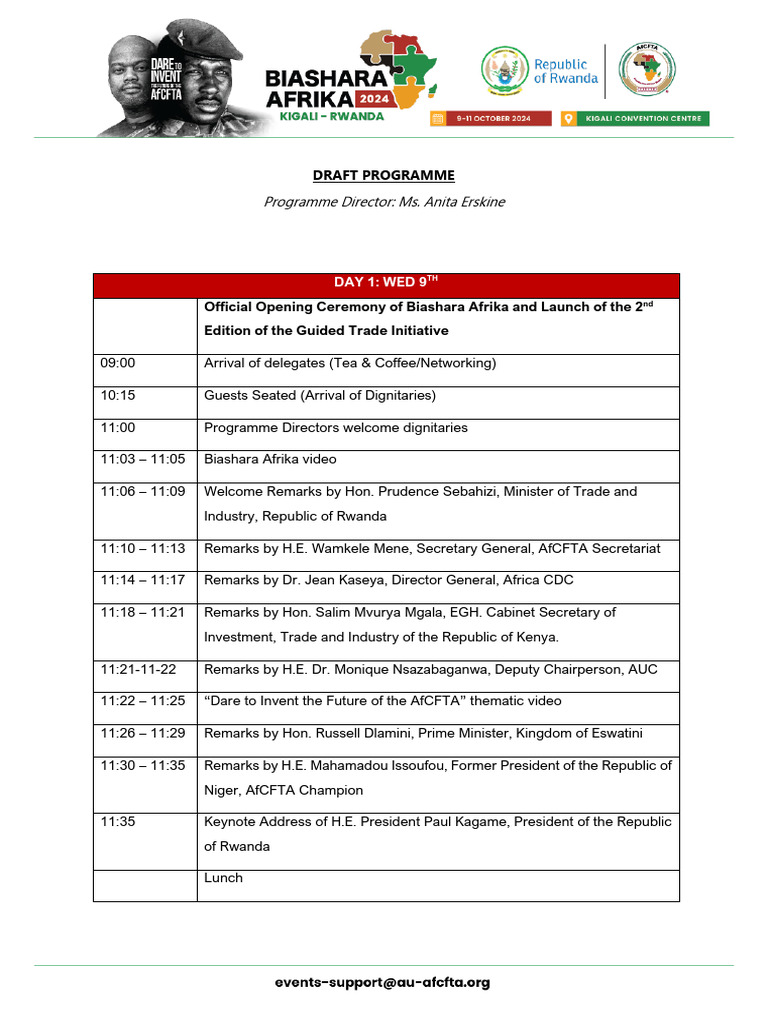 biashara-afrika-program | PDF | Business | Economies