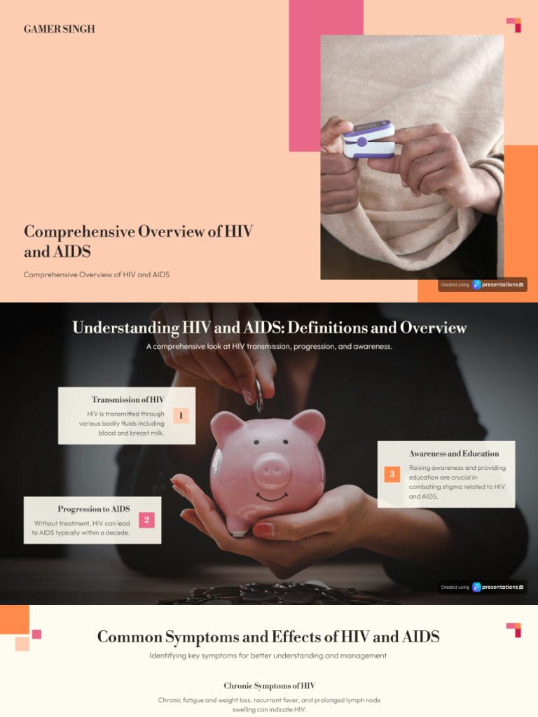 HIV and AIDS Presentation | PDF