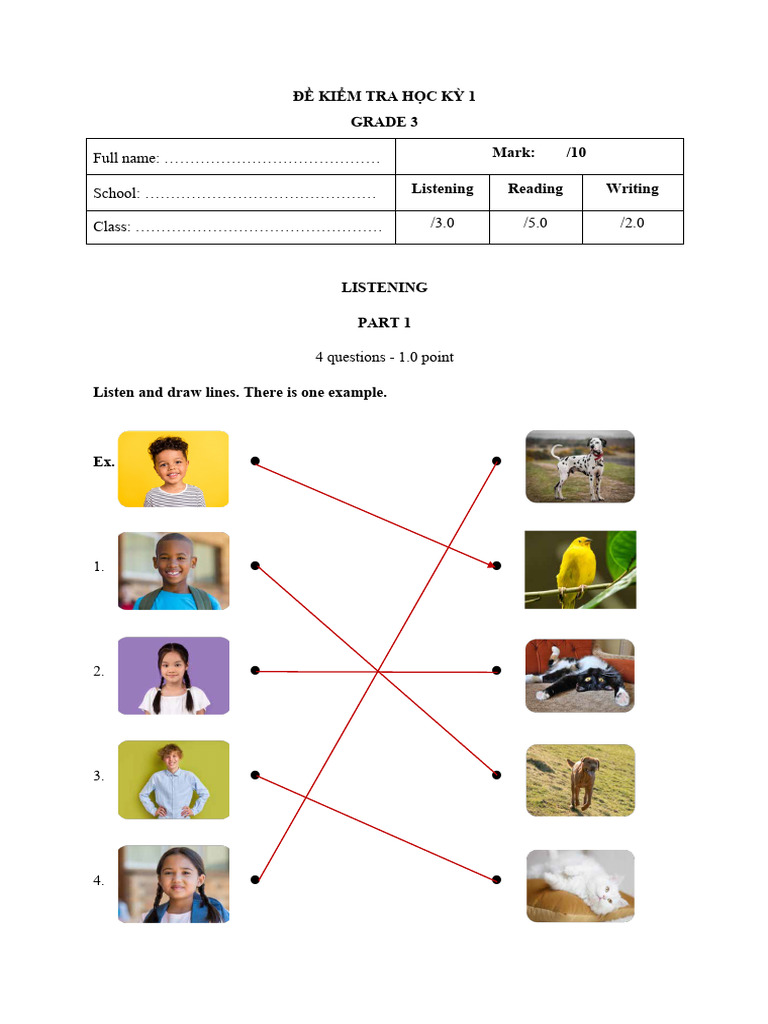 TA3 - Smart Start 3 HK1 - Key | PDF | Bedroom | Room