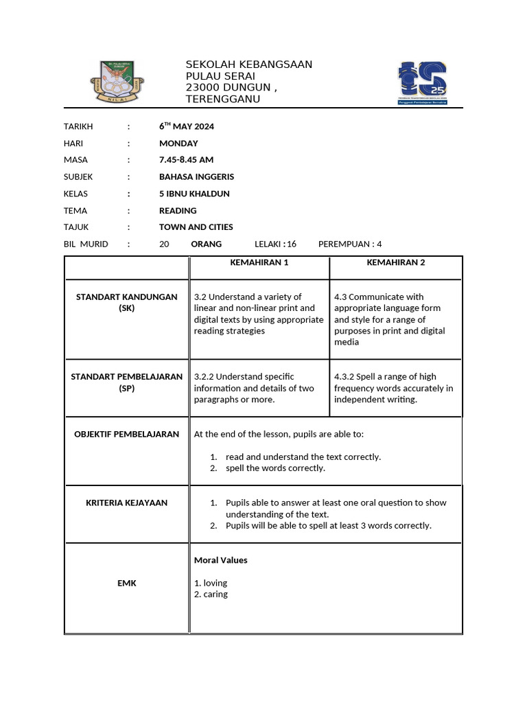 RPH KBAT | PDF | Adjective | Adverb