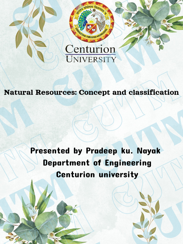 Assignmnt 1 - Pradeep | PDF | Resource | Renewable Energy