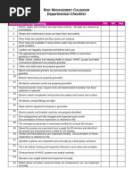 SHE Inspection Checklist | PDF | Forklift