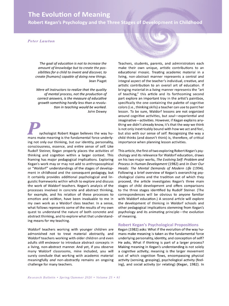 The Evolution of Meaning | PDF