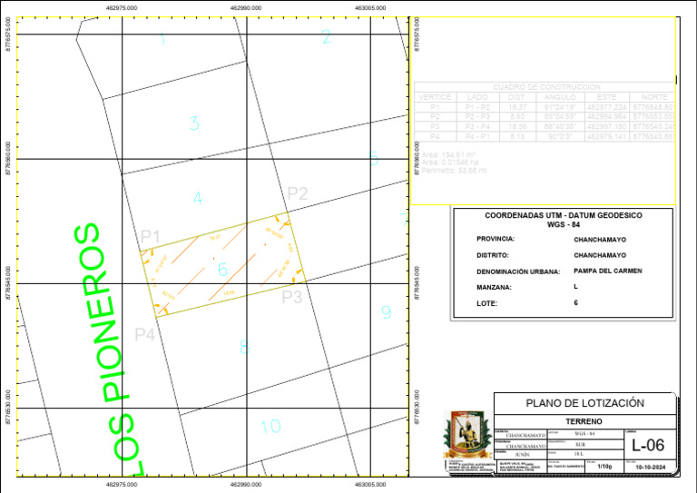 Lote 6-Layout1 | PDF | Geodesia | Cartografía