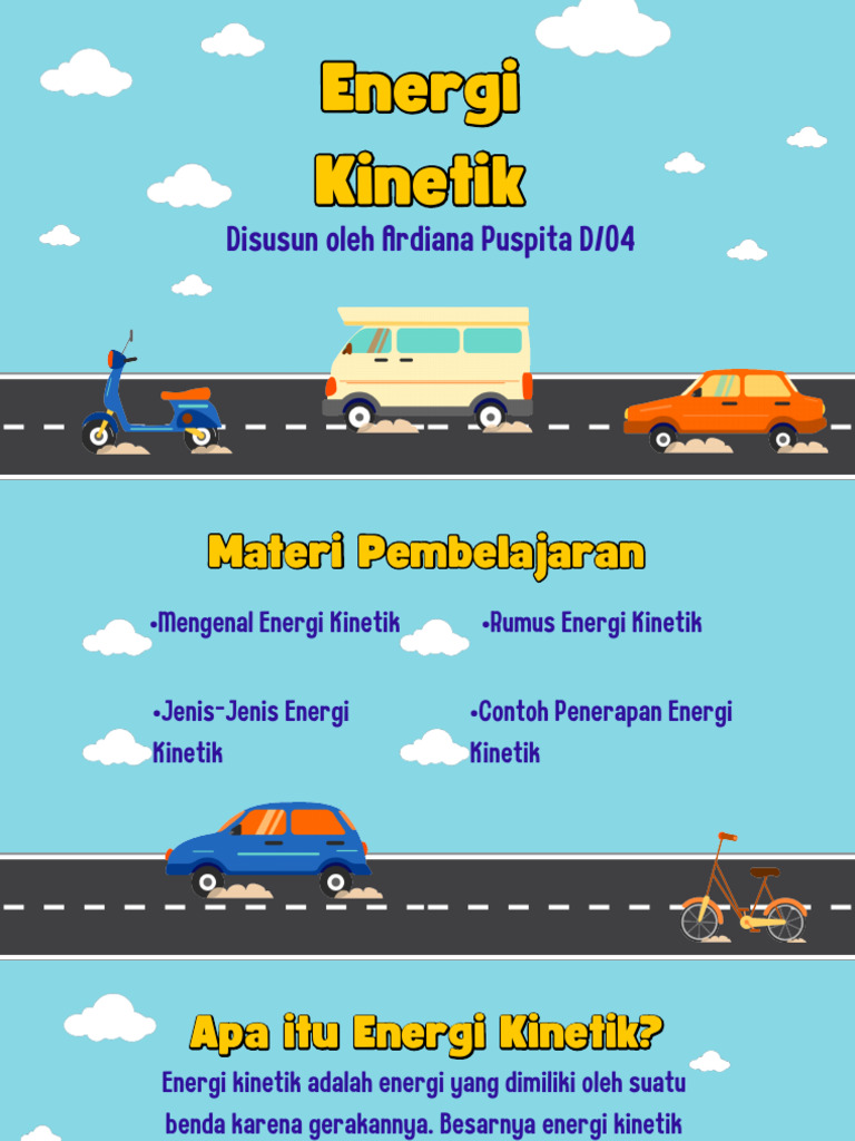 Pengenalan Energi Kinetik dan Penerapannya | PDF