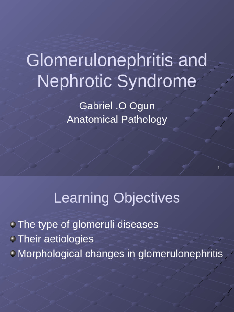 17.nephrotic Syndrome and Glomerulonephritis UTG | PDF | Kidney | Immunology