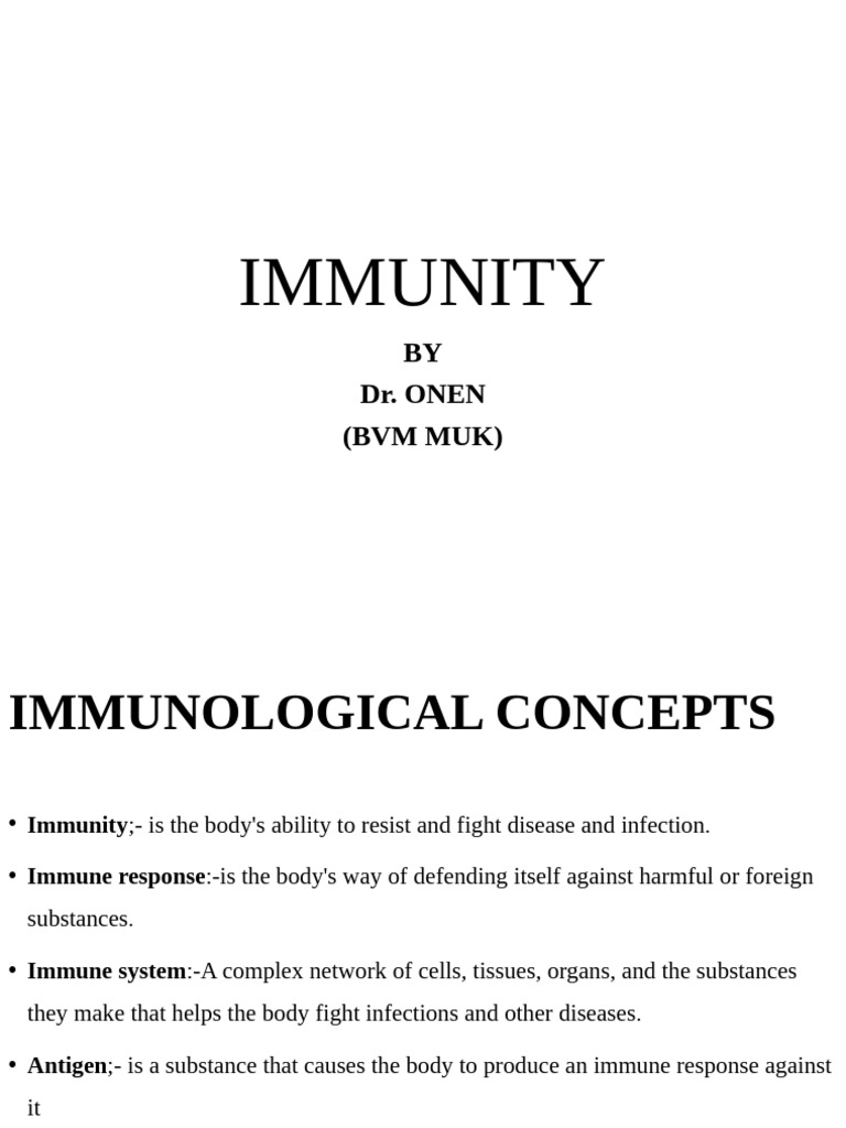 Immunity Lecture Pdf Immune System Innate Immune System