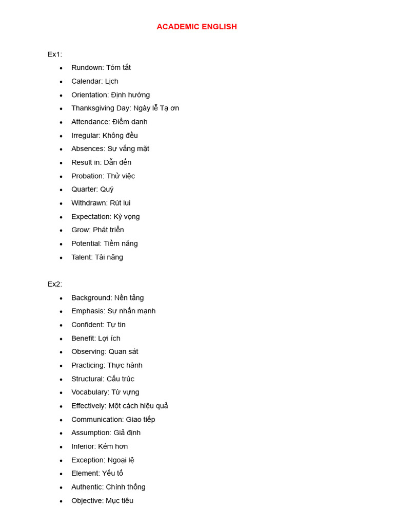 Academic English | PDF