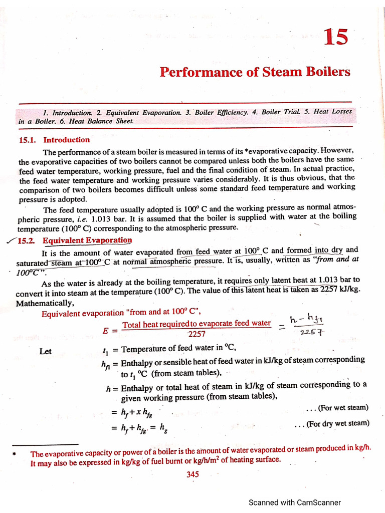 Boiler Performance | PDF