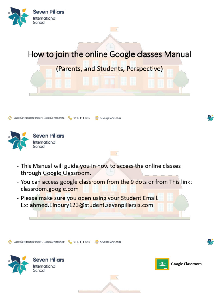 How To Join The Online Google Classes Manual | PDF | Social Science ...