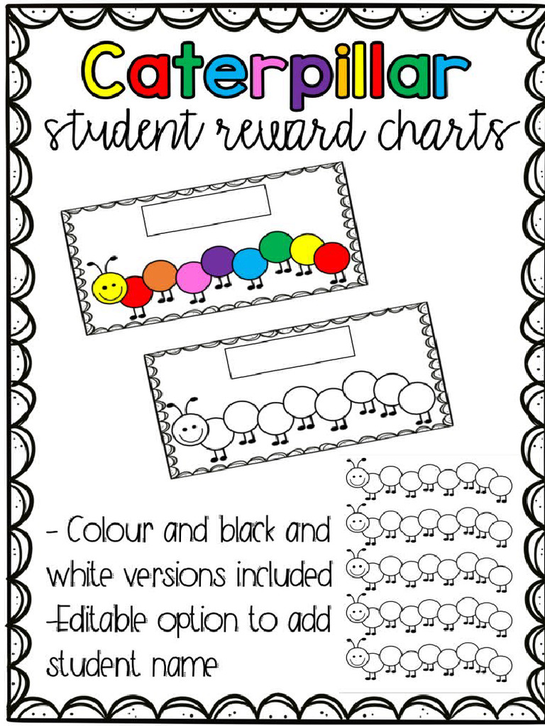 Behaviour Management Reward Sticker Charts | PDF