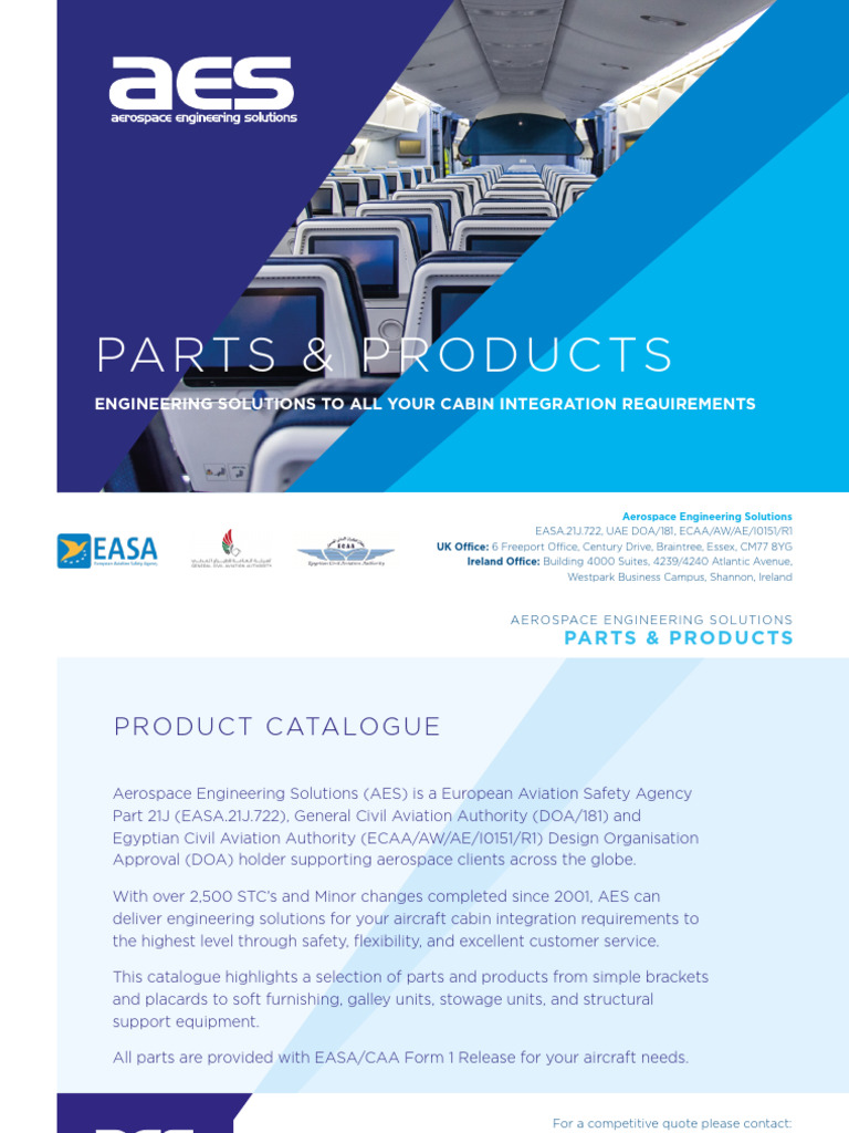 AES - Parts & Product - May 2022 | PDF | Transport | Jet Aircraft
