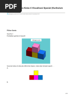 Soal Ulangan Harian Bab 1 Mengonstruksi Kubus Dan Balok | PDF