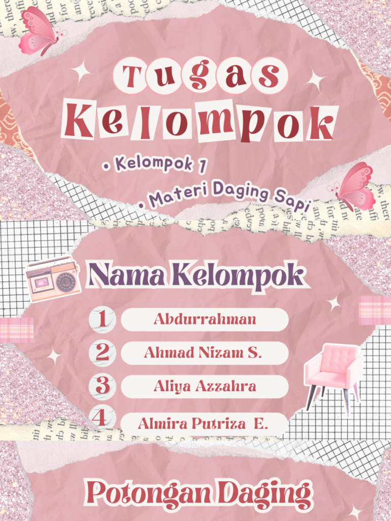 Materi Macam-Macam Potongan Daging | PDF