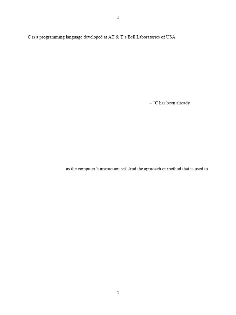 CSC 141 LECTURE NOTE (2) | PDF | Programming | Computer Program