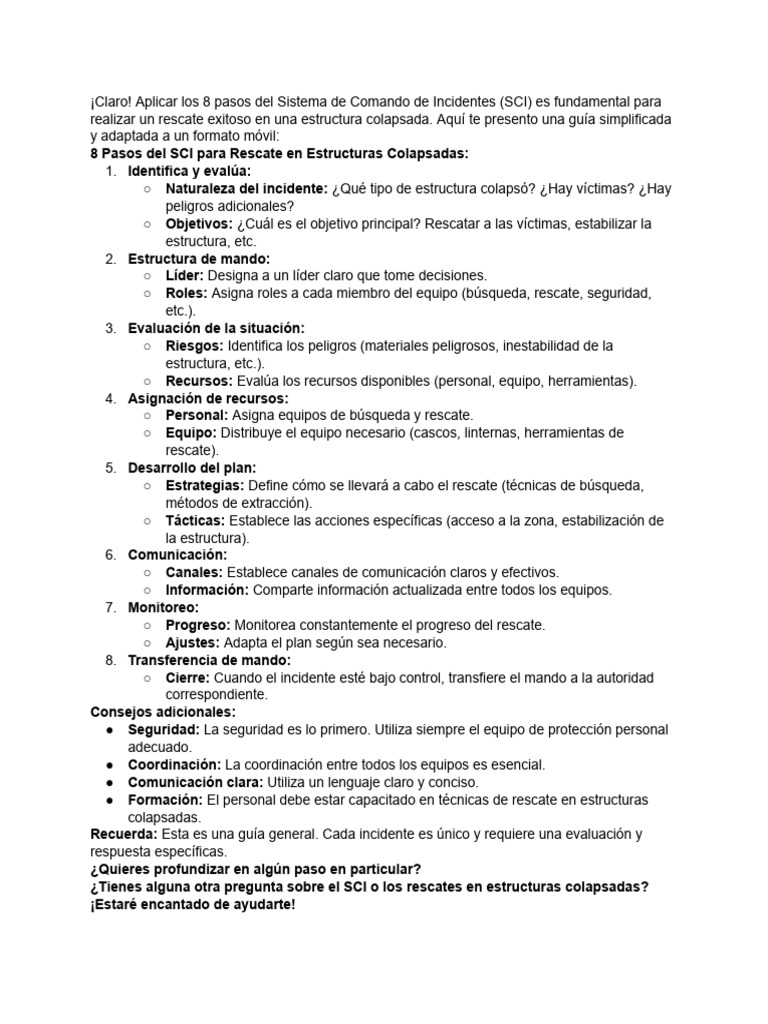 Cómo Puedo Aplicar Los 8 Pasos Del SCI para Reali... | PDF | Evaluación