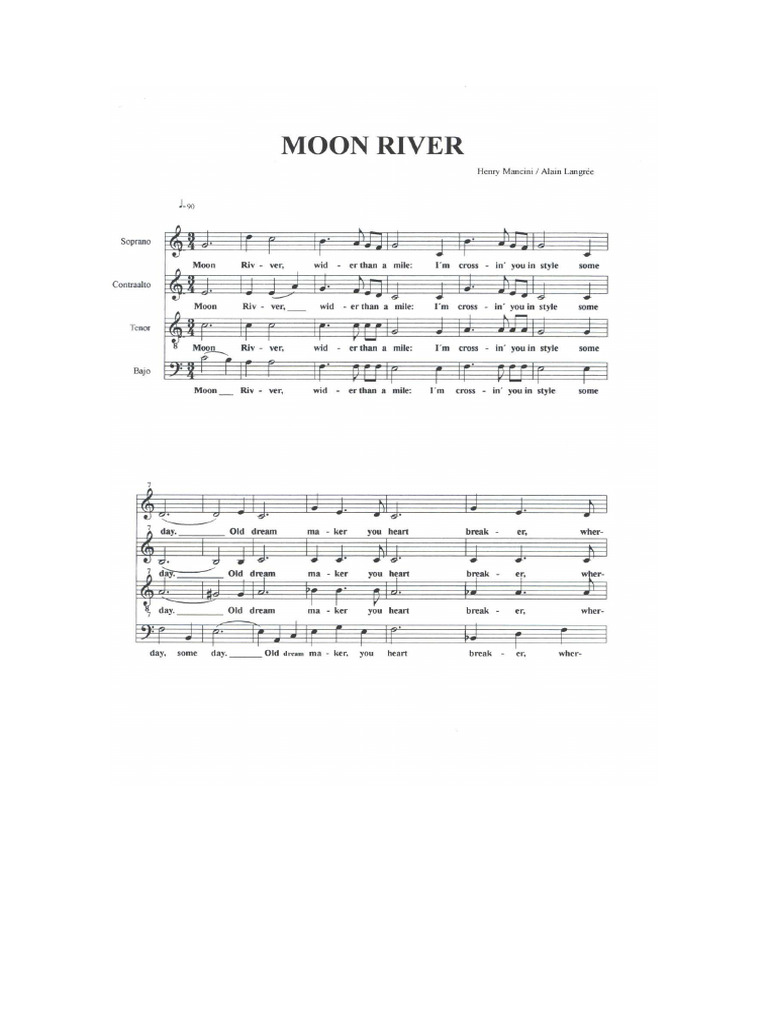 Moon River | PDF