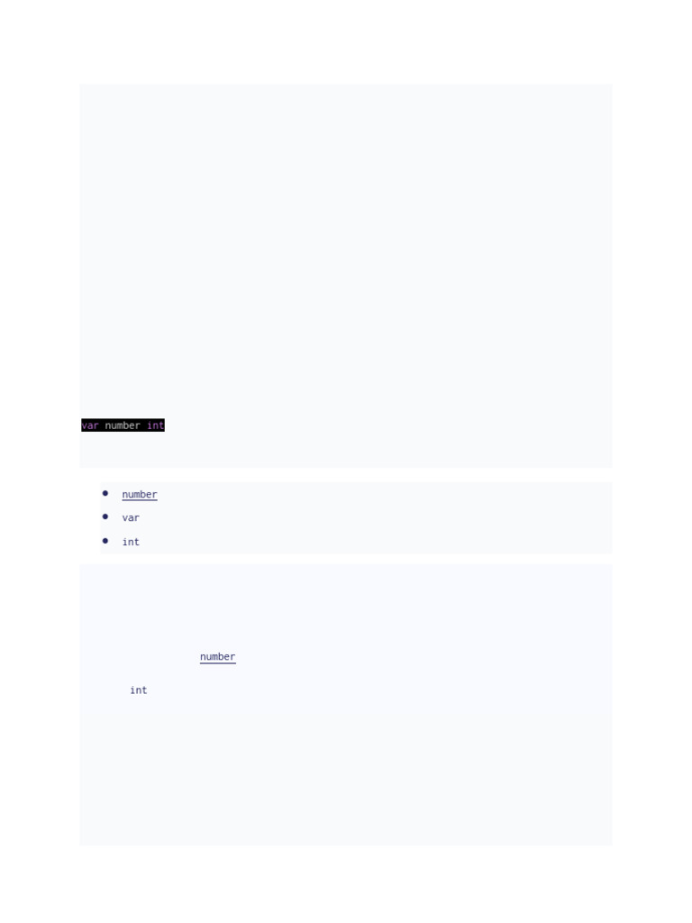 Go Variables And Constants Pdf Integer Computer Science Variable Computer Science 1400