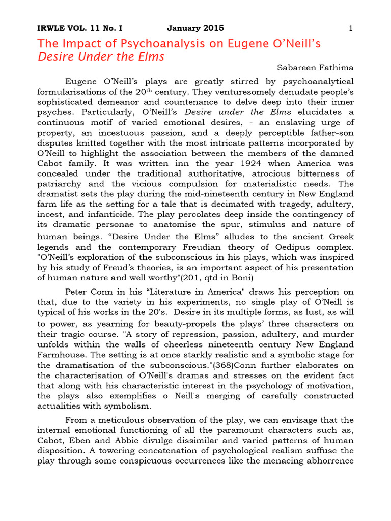 the-impact-of | PDF | Id | Oedipus Complex