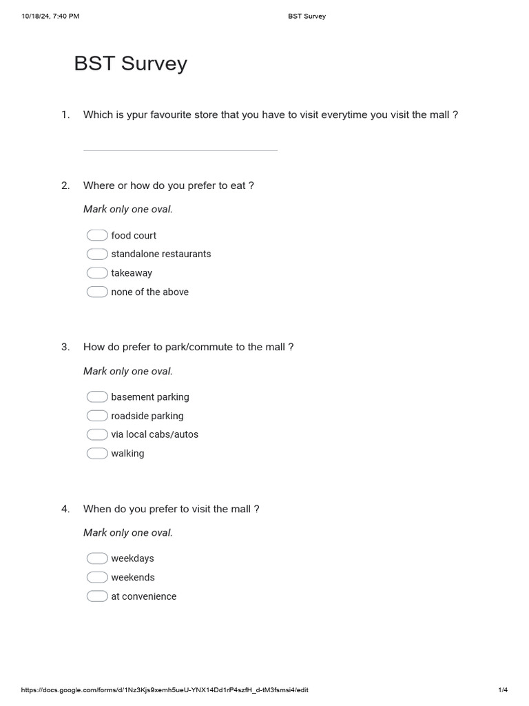 Untitled Form - Google Forms | PDF | Retailing | Restaurants